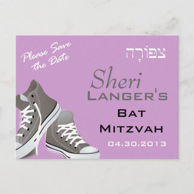 Tziporah Sneakers Postcard | Zazzle