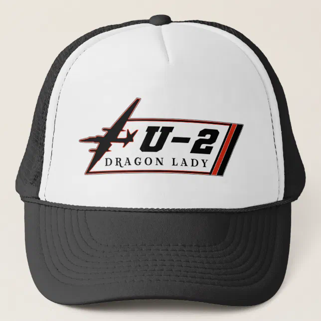 U2 Dragon Lady spy plane Trucker Hat | Zazzle
