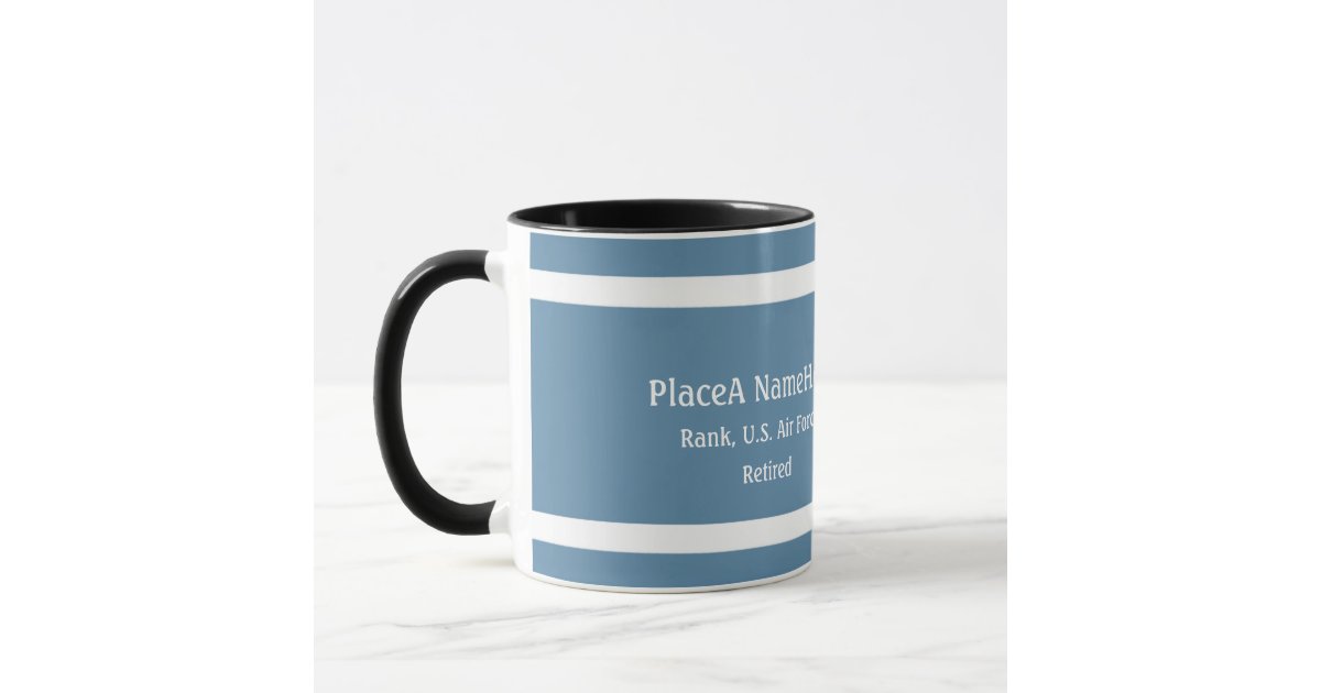 U.S. Air Force Defense emblem personalize Mug | Zazzle
