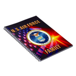 U.S. Air Force Family Spiral Photo Notebook | Zazzle