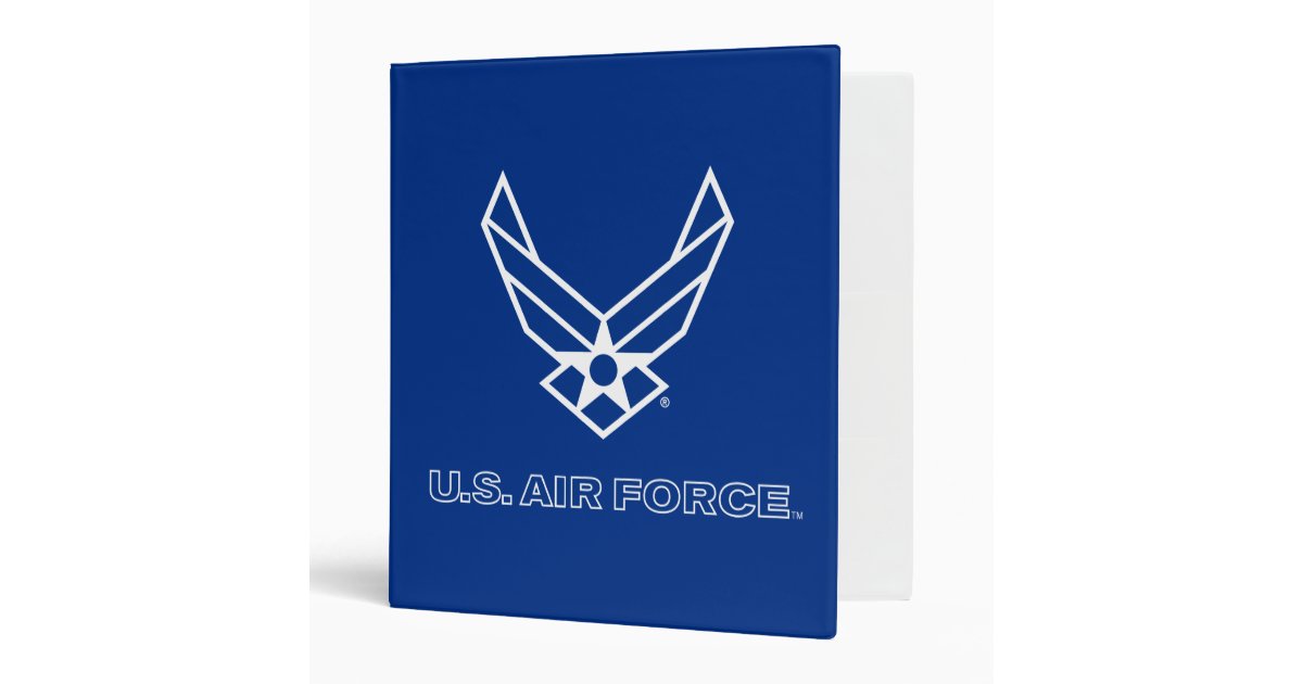 U.S. Air Force Logo - Blue Binder | Zazzle