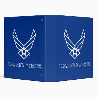 U.S. Air Force Logo - Blue Binder | Zazzle
