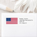U.S. American Flag Custom Personalized Label | Zazzle