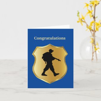 U.S. Border Patrol Academy Graduation Card | Zazzle