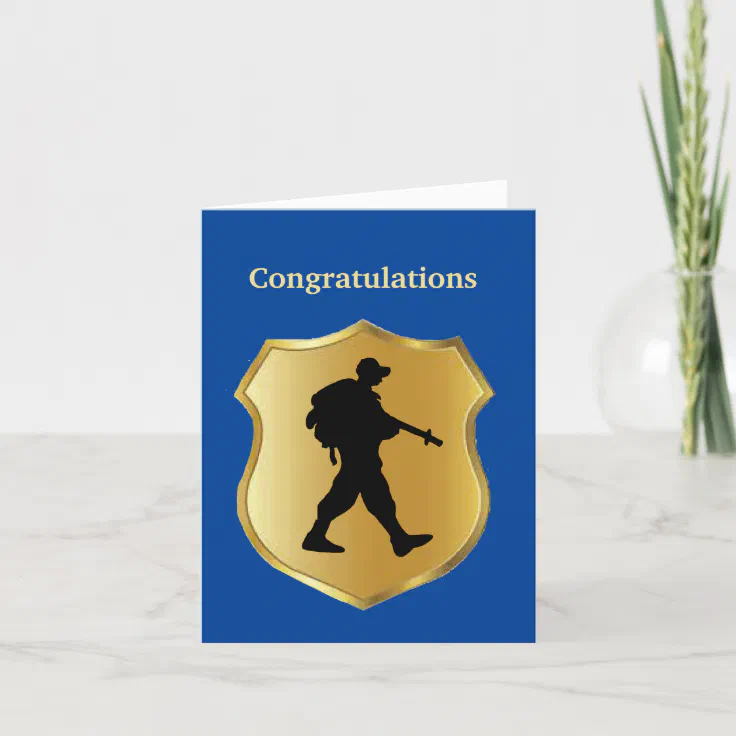 U.S. Border Patrol Academy Graduation Card | Zazzle