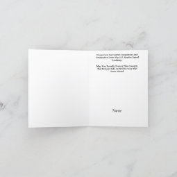 U.S. Border Patrol Academy Graduation Card | Zazzle