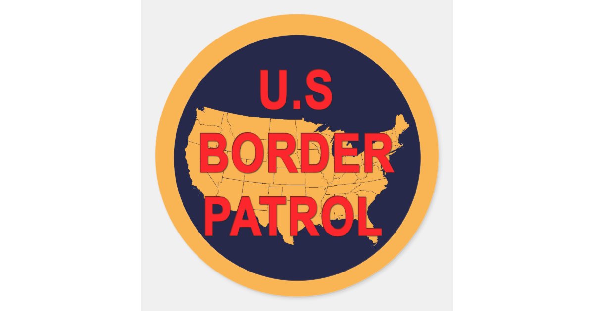 U.S border patrol sticker | Zazzle