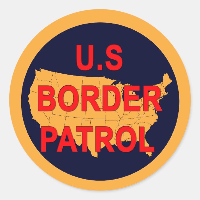 U.S border patrol sticker | Zazzle.com