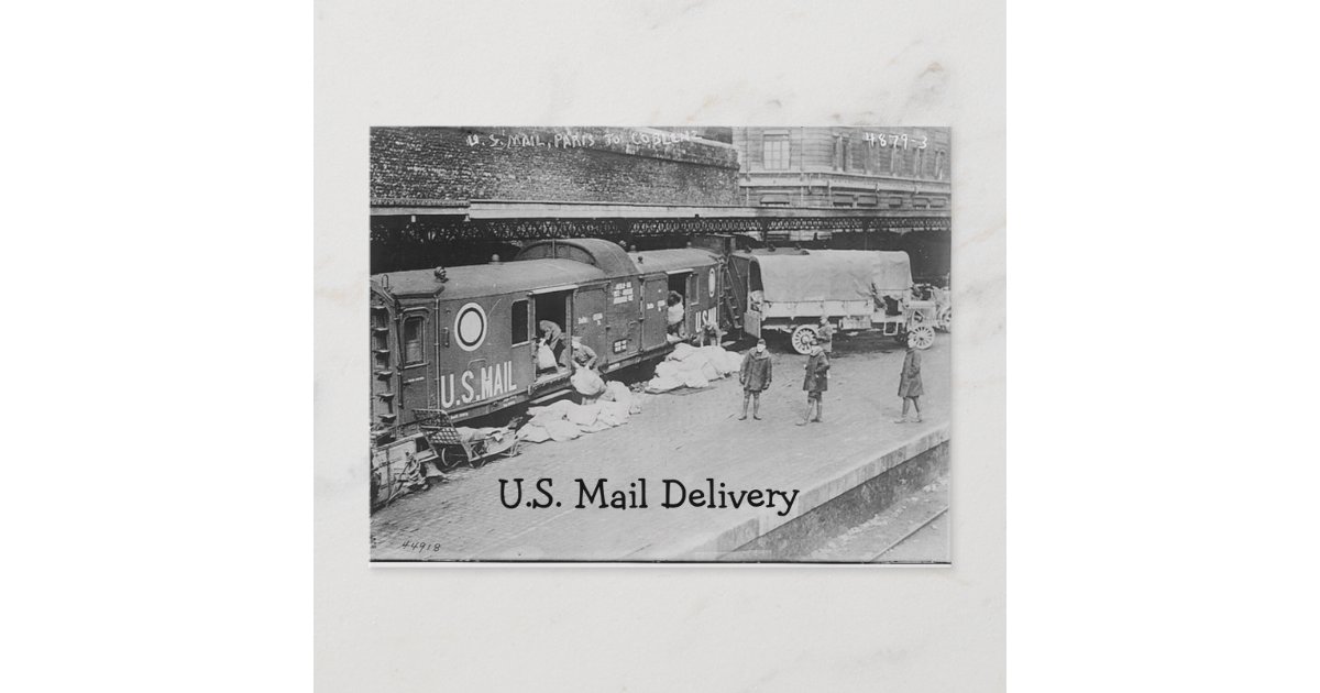 U.S. Mail Delivery Postcard | Zazzle