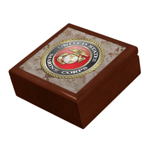 U.S. Marine Corps (USMC) Emblem [3D] Jewelry Boxes | Zazzle