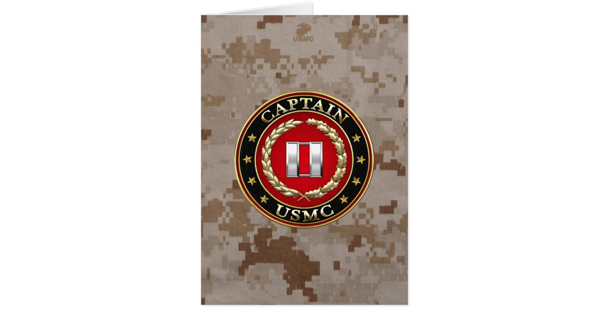 U.S. Marines: Captain (USMC Capt) [3D] | Zazzle