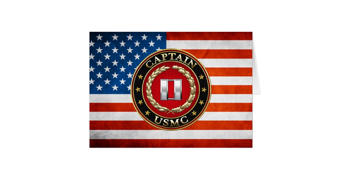 U.S. Marines: Captain (USMC Capt) [3D] | Zazzle