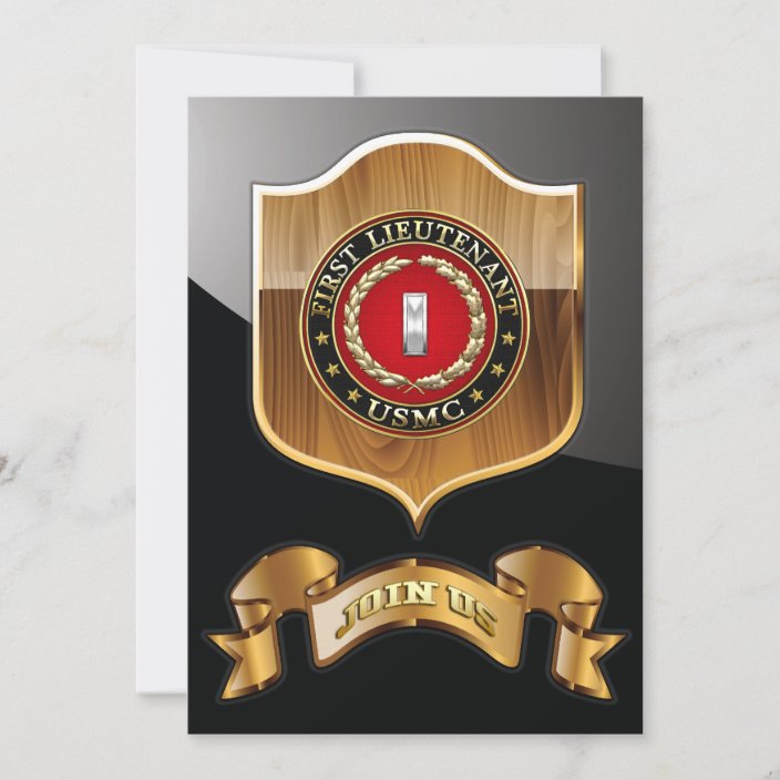 U.S. Marines: First Lieutenant (USMC 1stLt) [3D] | Zazzle.com