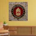U.S. Marines: First Sergeant (USMC 1stSgt) [3D] Poster | Zazzle