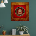 U.S. Marines: First Sergeant (USMC 1stSgt) [3D] Poster | Zazzle