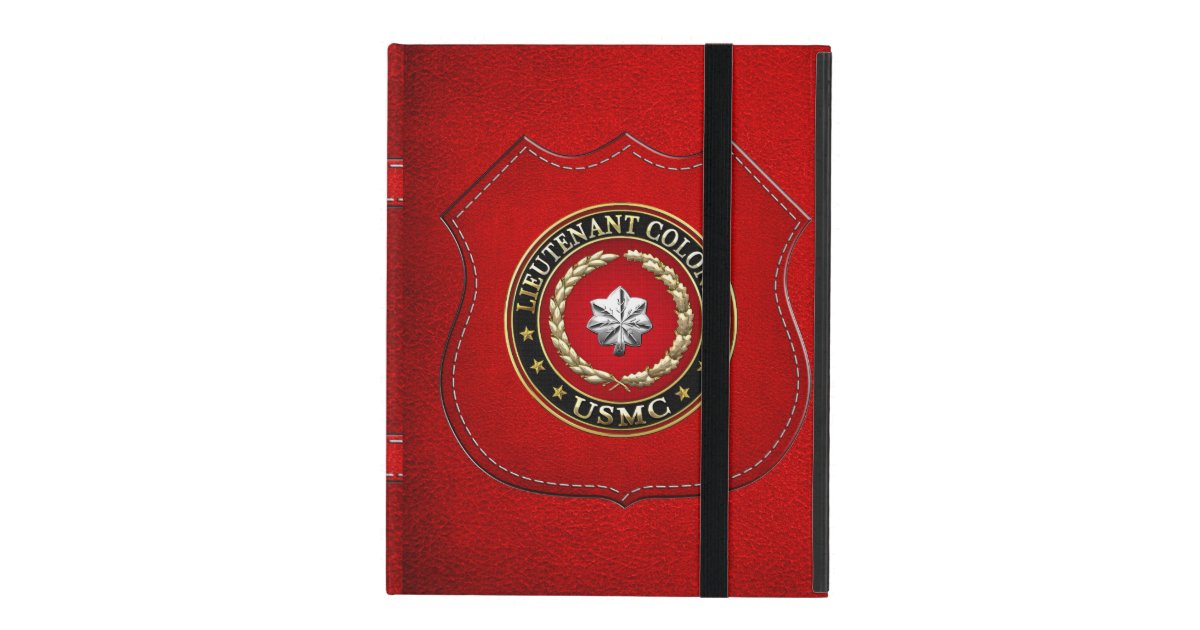 U.S. Marines: Lieutenant Colonel (USMC LtCol) [3D] iPad Cover | Zazzle