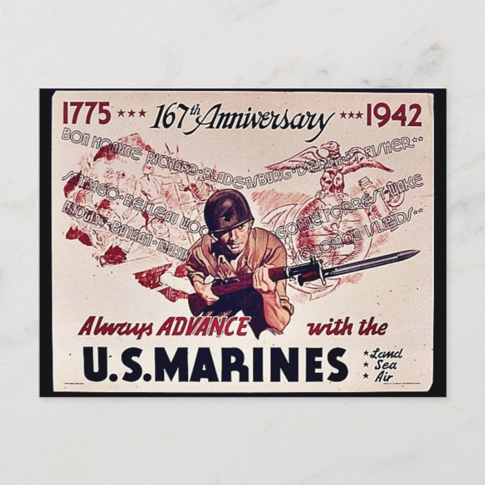U.S. Marines Postcard | Zazzle.com