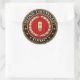 U.S. Marines: Second Lieutenant (USMC 2ndLt) [3D] Classic Round Sticker ...