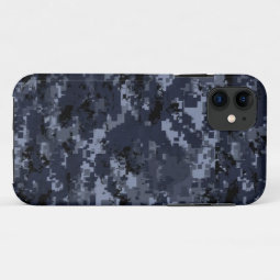 U.S. Military Blue Camouflage Case-Mate iPhone Case | Zazzle