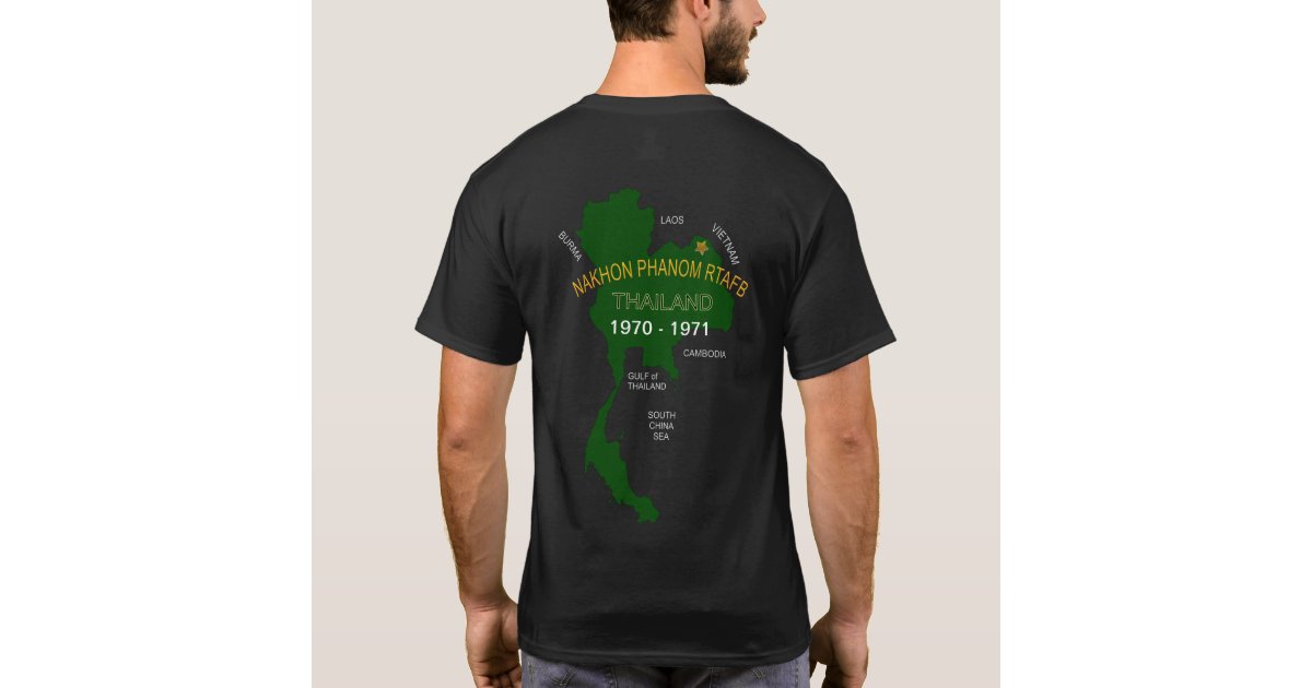 U. S. Military Thailand Veterans NKP RTAFB T-Shirt | Zazzle