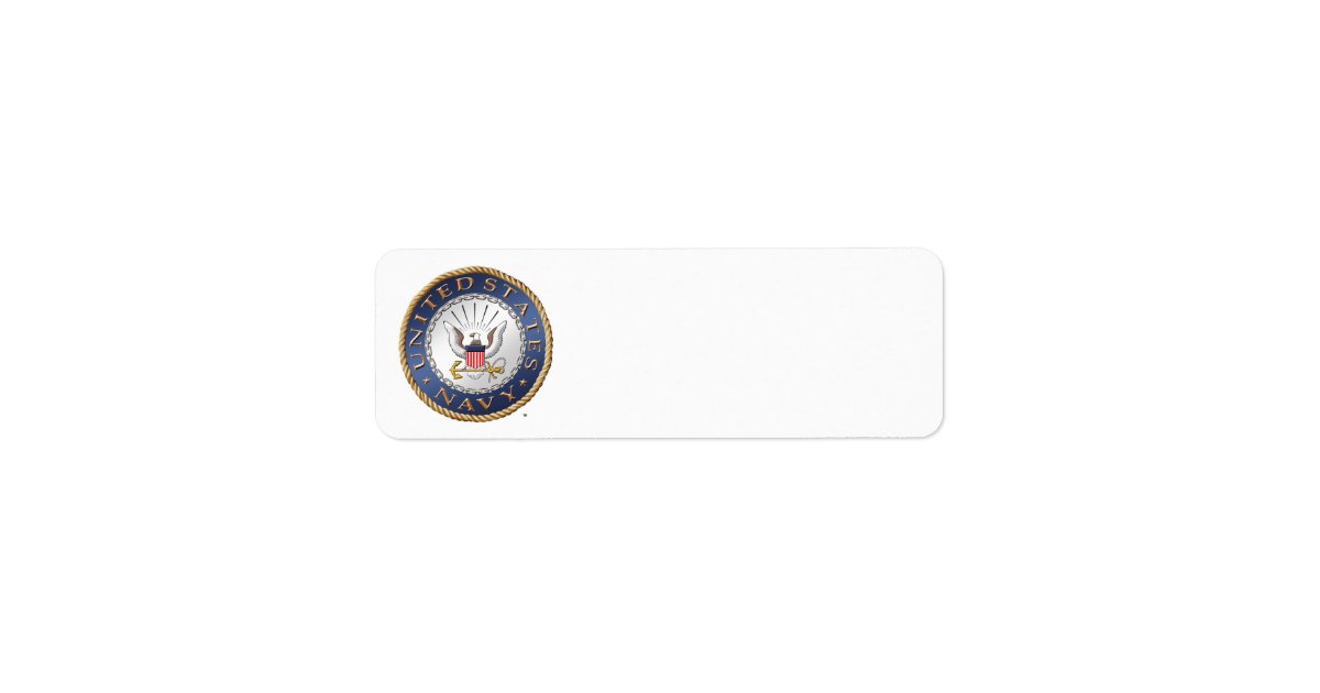 U.S. Navy Address Label | Zazzle