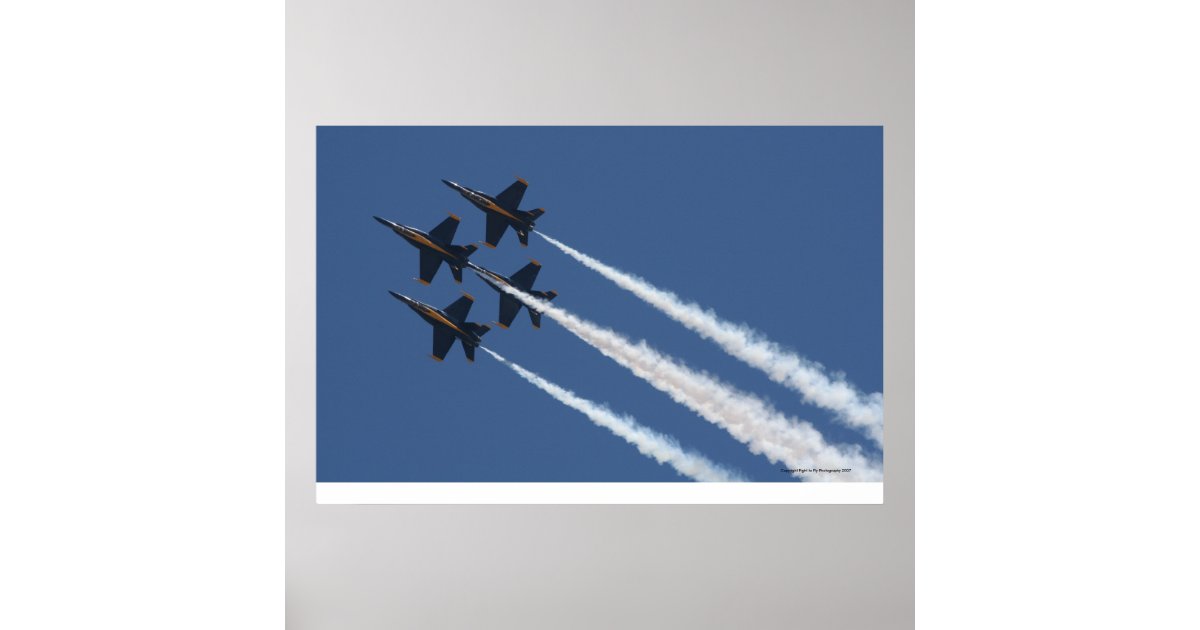 U.S. Navy Blue Angels Poster | Zazzle