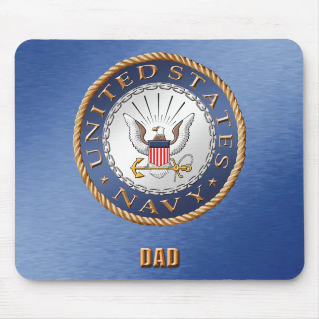 U.S. Navy Dad Mousepad | Zazzle