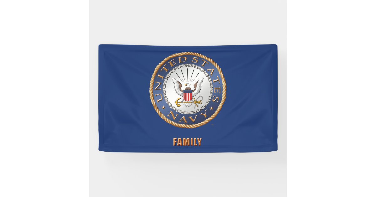 U.S. Navy Family Banner | Zazzle