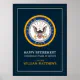 U.S. Navy | Navy Emblem | Happy Retirement Poster | Zazzle