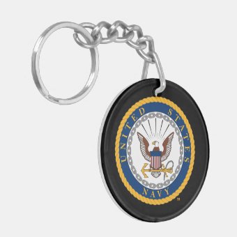 U.S. Navy | Navy Emblem Keychain | Zazzle
