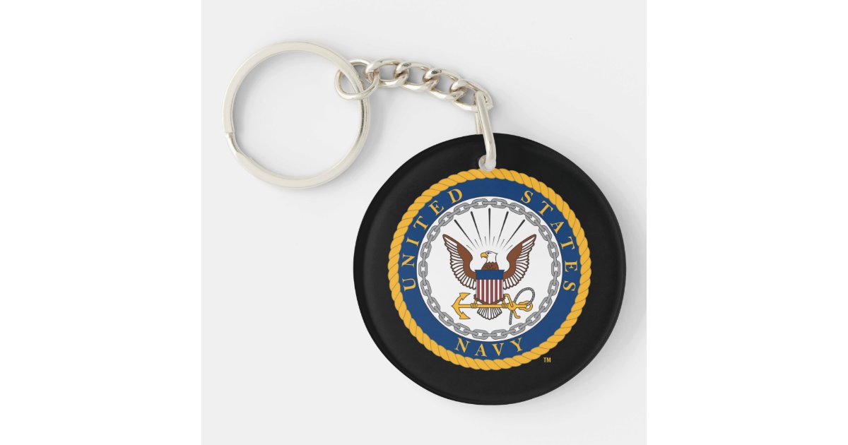 U.S. Navy | Navy Emblem Keychain | Zazzle