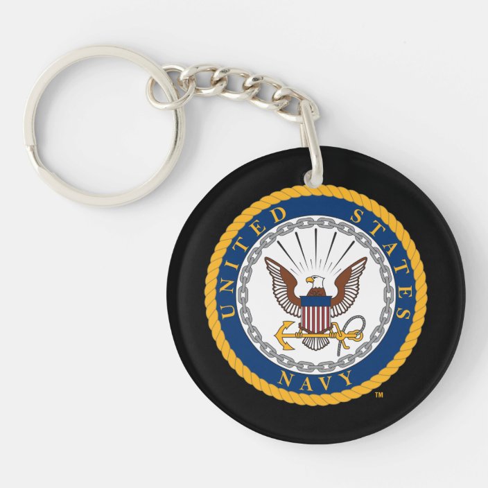 U.S. Navy | Navy Emblem Keychain | Zazzle.com