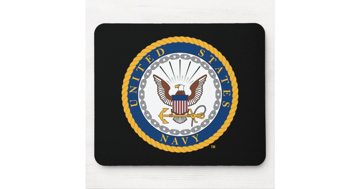 U.S. Navy | Navy Emblem Mouse Pad | Zazzle