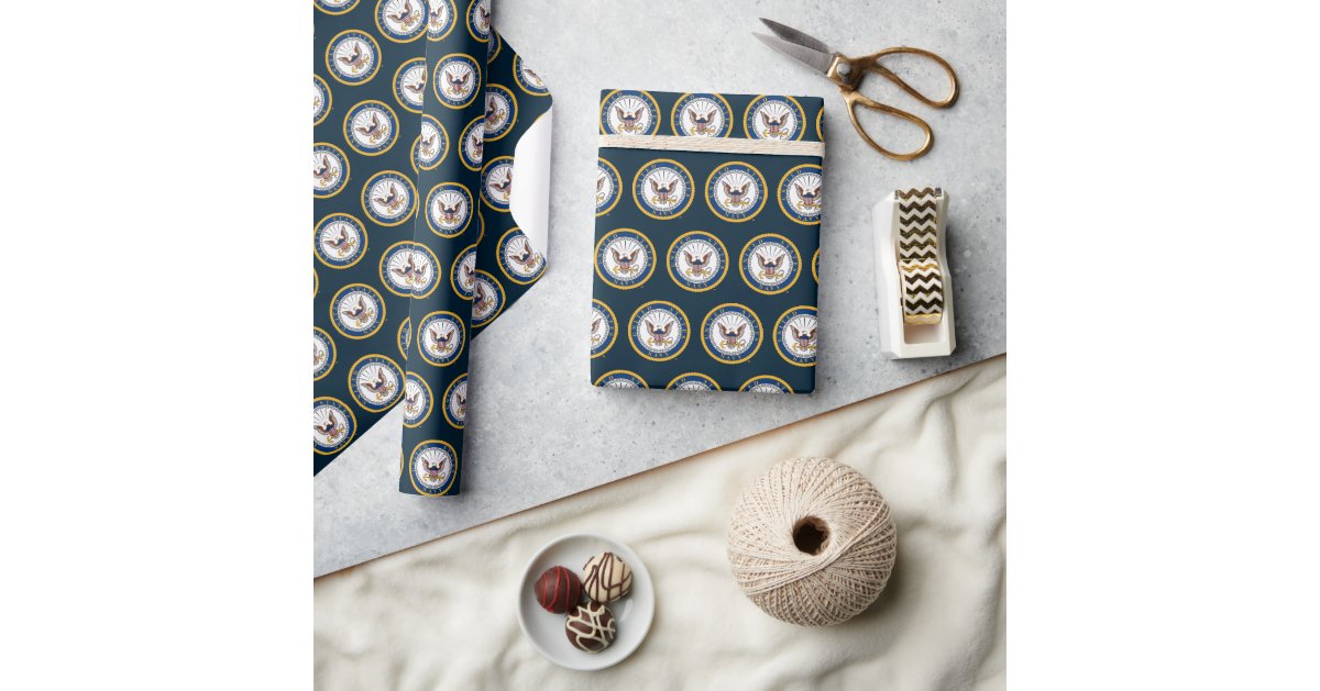 U.S. Navy | Navy Emblem Wrapping Paper | Zazzle