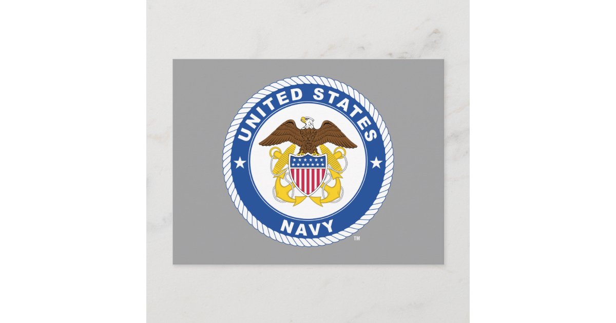U.S. Navy | Officer Crest Postcard | Zazzle
