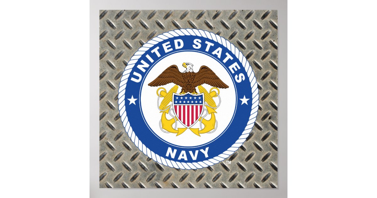 U.S. Navy | Officer Crest Poster | Zazzle