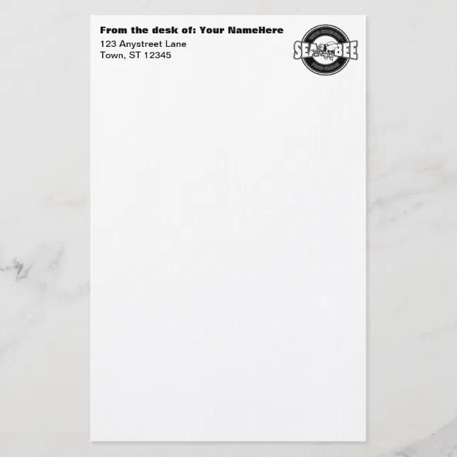 U.S. Navy Seabee Stationery | Zazzle