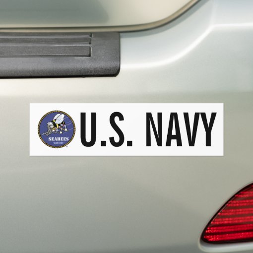 U.S. Navy | Seabees Bumper Sticker | Zazzle