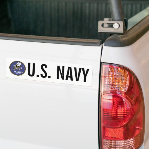 U.S. Navy | Seabees Bumper Sticker | Zazzle