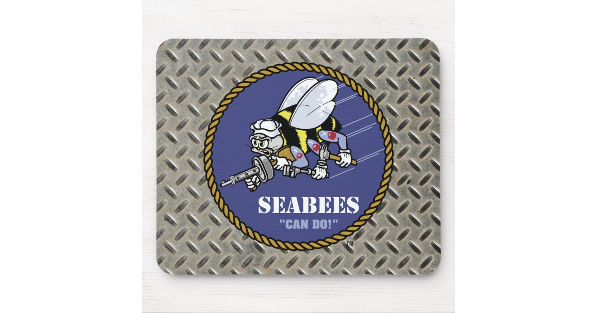 U.S. Navy | Seabees Mouse Pad | Zazzle