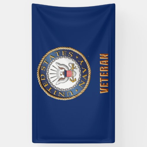 U.S. Navy Veteran Banner | Zazzle