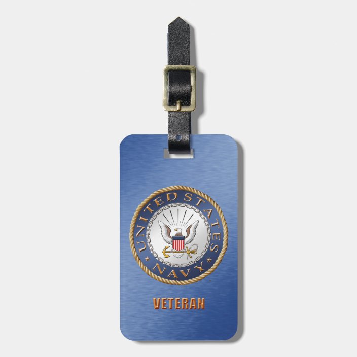 U.S. Navy Veteran Luggage Tag | Zazzle.com