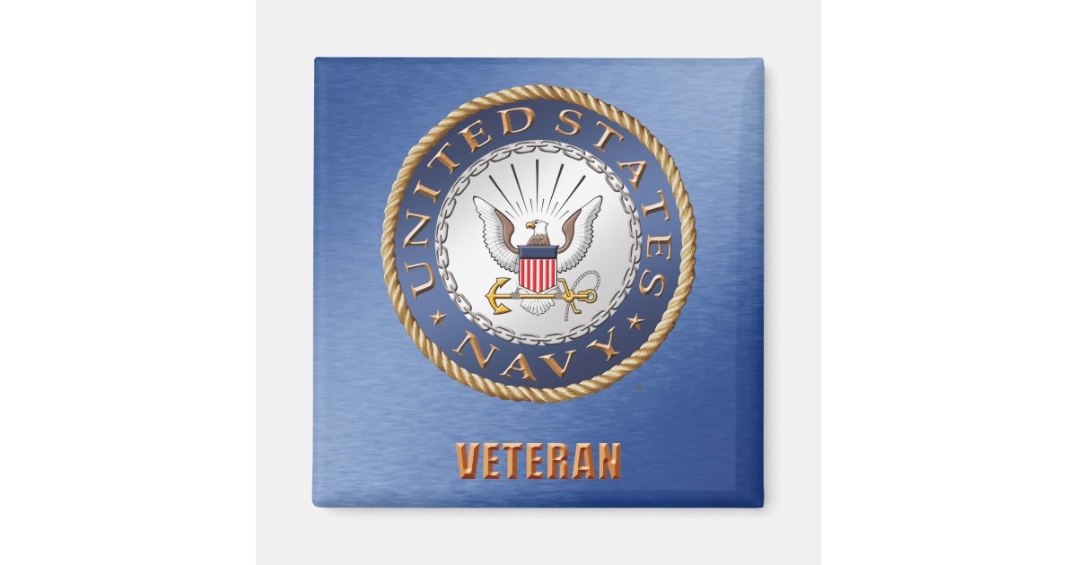 U.S. Navy Veteran Magnet | Zazzle