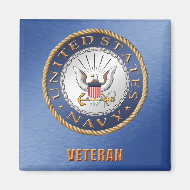 U.S. Navy Veteran Magnet | Zazzle