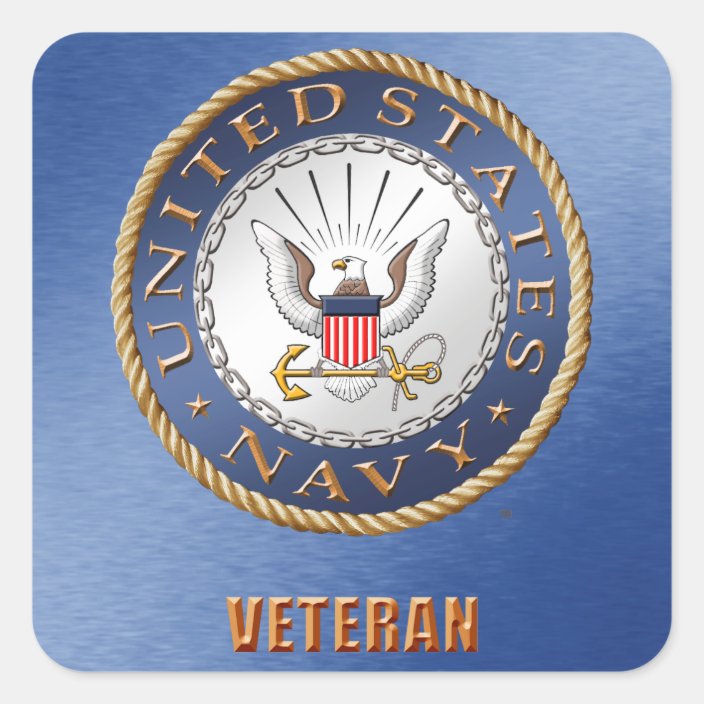U.S. Navy Veteran Sticker | Zazzle.com