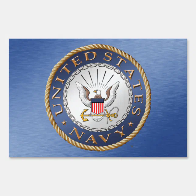 U.S. Navy Yard Sign | Zazzle