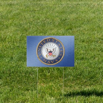 U.S. Navy Yard Sign | Zazzle