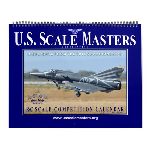 U.S. Scale Masters Calendar for scale modelers | Zazzle