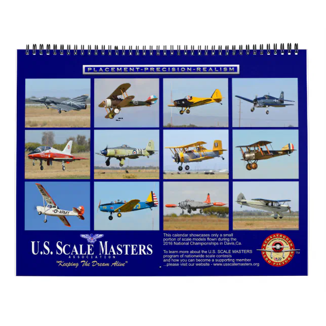 U.S. Scale Masters Calendar for scale modelers | Zazzle