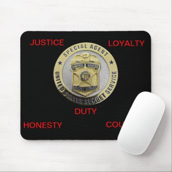 U.S. SECRET SERVICE MOUSE PAD | Zazzle